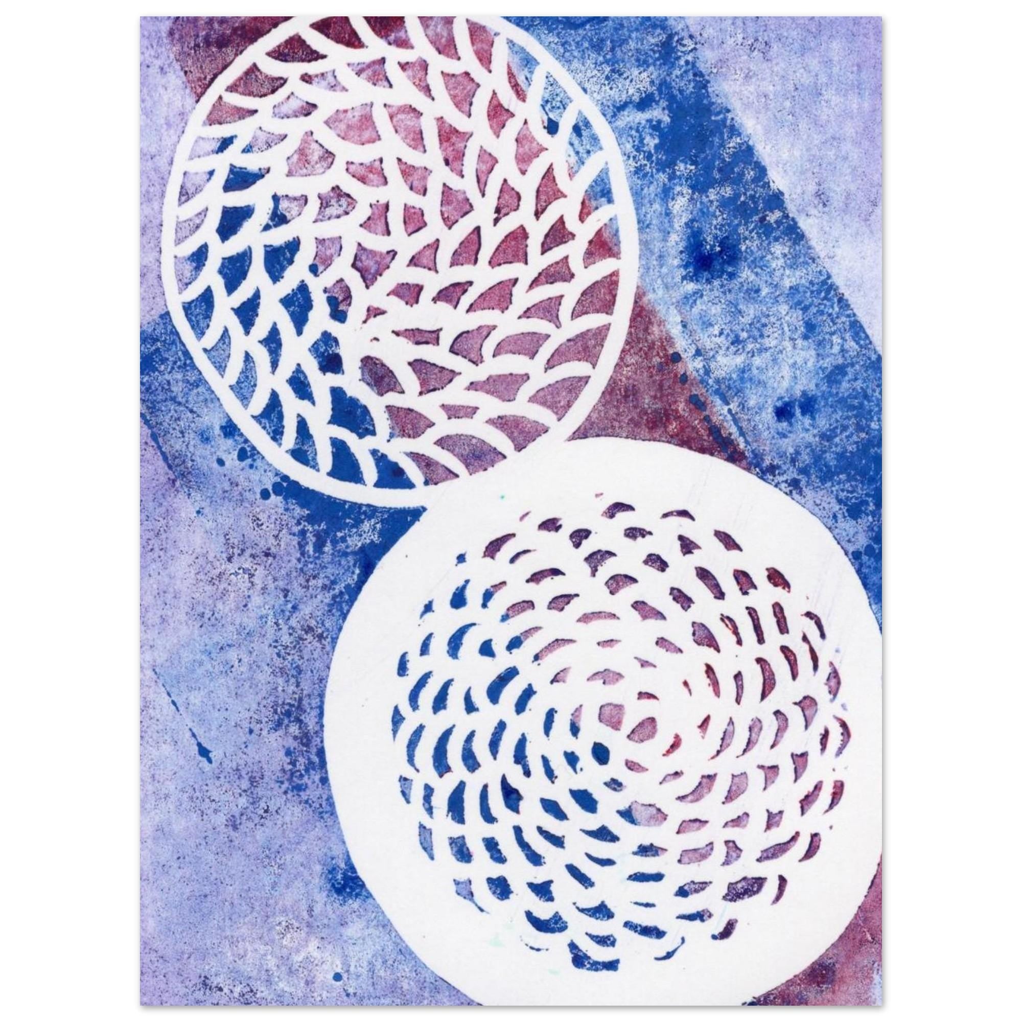 Woven Circles History Premium Semi-Glossy Paper Poster – Atelier Xelita